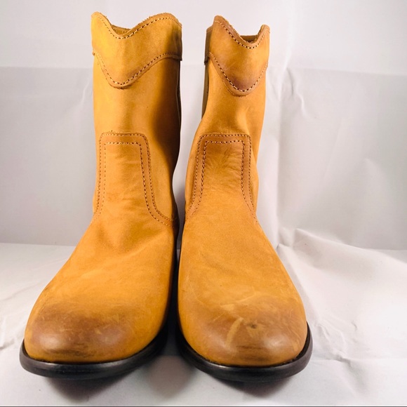 Frye | Shoes | Frye Cognac New Cara Roper Midcalf Leather Boots | Poshmark